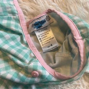 emma Blake | Dresses | Guc Emma Blake Smocks Aqua And White Plaid 5s ...